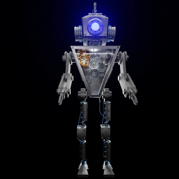 Make a simple 3d model for you with blender by Zeinabfouad | Fiverr
