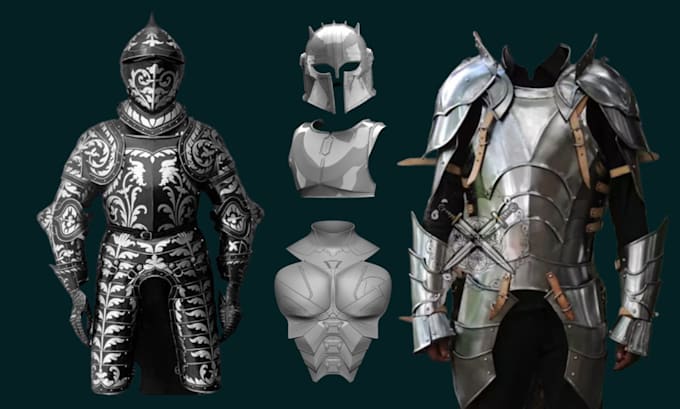 Do 3d armor cosplay armour medieval knight pepakura scifi mech suit 3d ...