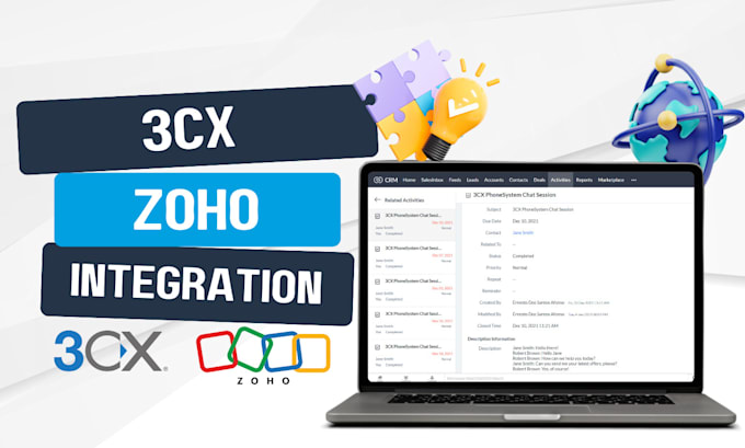 Expertly integrate 3cx with supported crms and custom apps zoho ...
