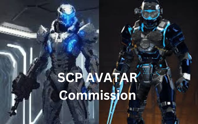 Create a costume scp avatar millitary avatar, vrchat avatar 3d model ...