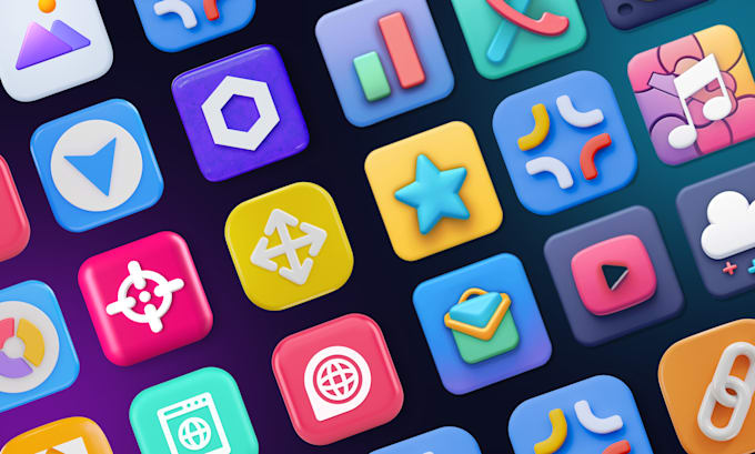 Design attractive app icon, modern mobile app icon, app logo by ...