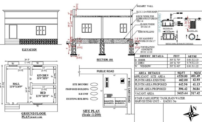 Draw site plan, plot plan and lot subdivision for permit in 24 hours by Pelumary | Fiverr