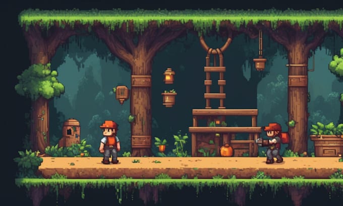 Draw 8 bit, 16 bit 2d pixel art and animations for pixel and minecraft ...