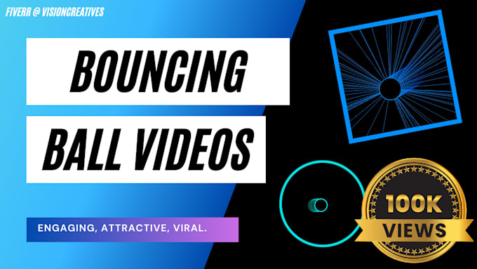 Create viral bouncing ball tiktok videos by Visioncreatives | Fiverr