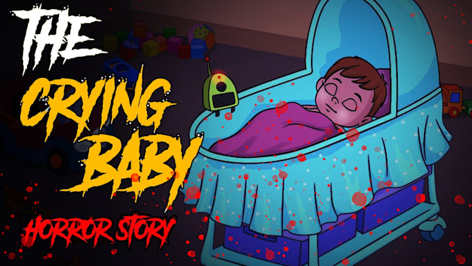 Make scary horror stories clickbait youtube thumbnail by Simoak | Fiverr