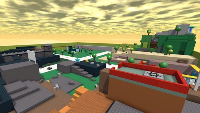Create a detailed roblox map in roblox studio, roblox gui, roblox ugc ...