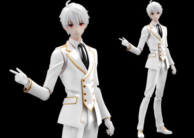 Create a figma pvc anime figure on ai with full realism by Drackiem ...