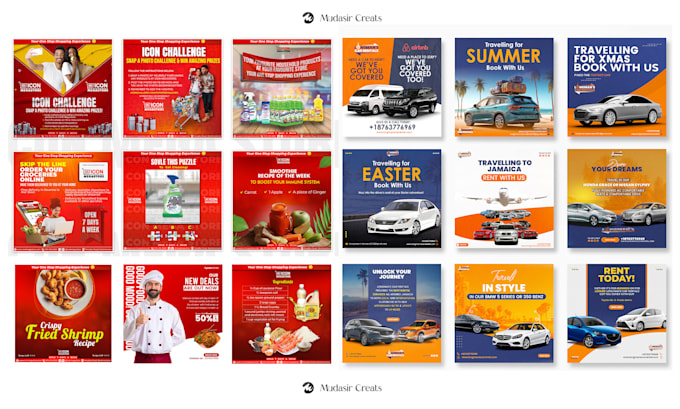 Create eye catching social media posts for your brand by Mudassir ...