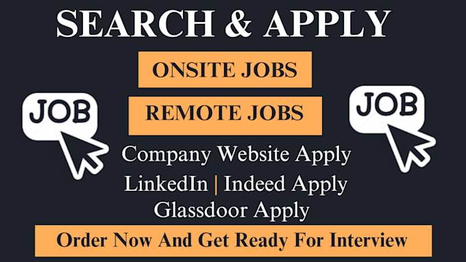 Search and apply for remote jobs, onsite jobs or any job application by Fatai_jamiu2 | Fiverr