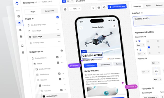Develop Nocode Mobile Apps With Flutterflow Flutter Flow And Firebase And Api By