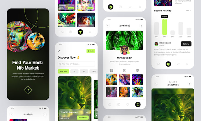 Professional Mobile App Design Ios Android Ui Ux Design By Minhaj R Design Fiverr