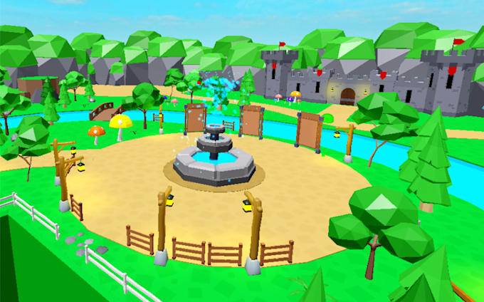 Build full roblox game, roblox script, roblox map, custom roblox game ...