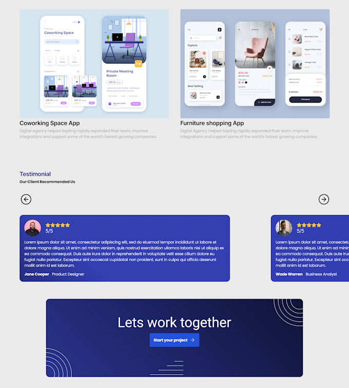 Design a responsive website ui in figma by Mohd_faroq | Fiverr