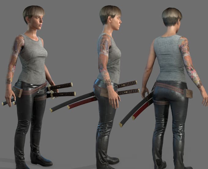 Be unreal engine modeler, human texture, nsfw art, zbrush sculptor ...