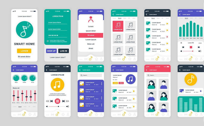 Do App Design Web Ui Design Ui Ux Wireframe By Eileenfay01 Fiverr