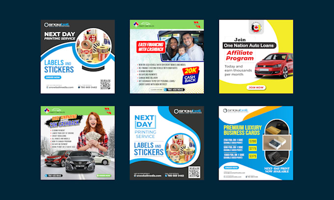 Design engaging instagram posts, facebook posts and ads creative by ...