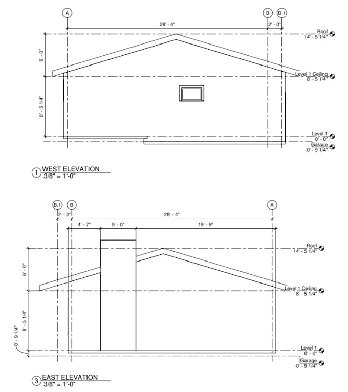 Convert the pdf, sketch to detailed revit model, drawings by Str112 ...