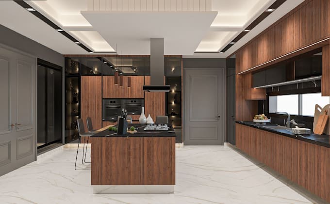 Use autocad to design your kitchen in under 48 hours by R_teebee | Fiverr