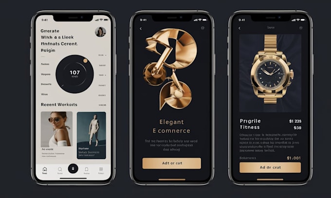 Do attractive mobile ui ux design or app ui ux design by Bridget_willia ...