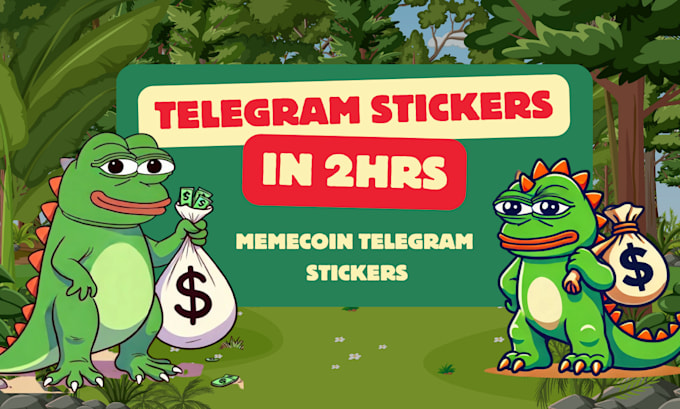 Dibuja el logotipo de la criptomoneda memecoin, pegatina animada de ...