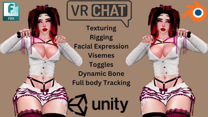 Edit, fix, upload your vrchat avatar, unity, vrc world, vr character vrc avatar by Ibrahimazeek ...