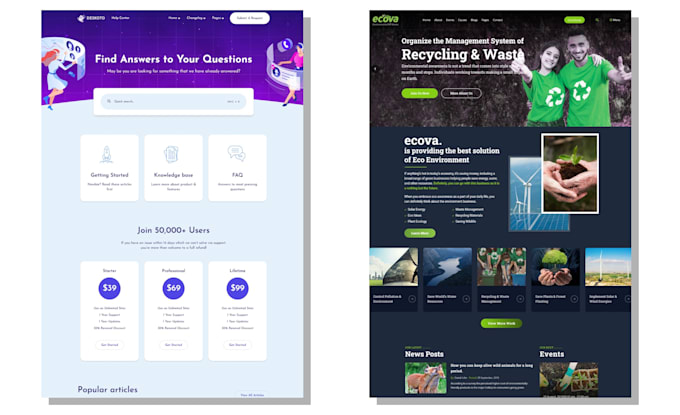 Create responsive frontend website using html css and javascript by Tech_infiny | Fiverr