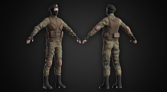 Craft realistic 3d game character, modular 3d model, nsfw model, retarget for ue by Harsaminay ...