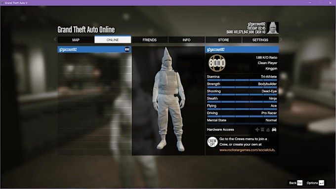 Mod your gta 5 account by Tkkxx6 | Fiverr