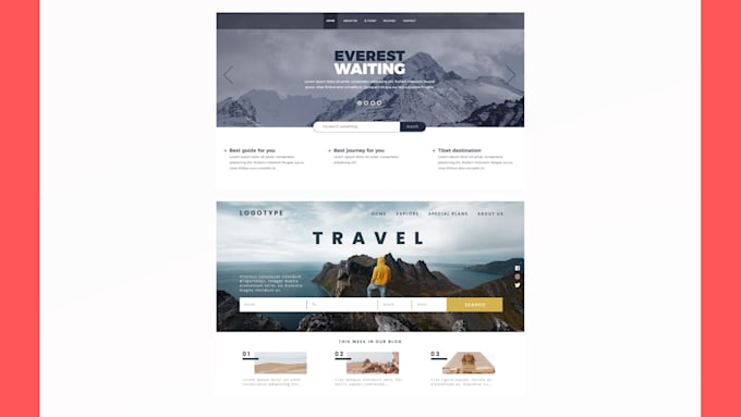 Create your responsive front end websites by Revolumax | Fiverr