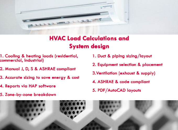 Provide load calculation and hvac design using hap by Hammad_212 | Fiverr