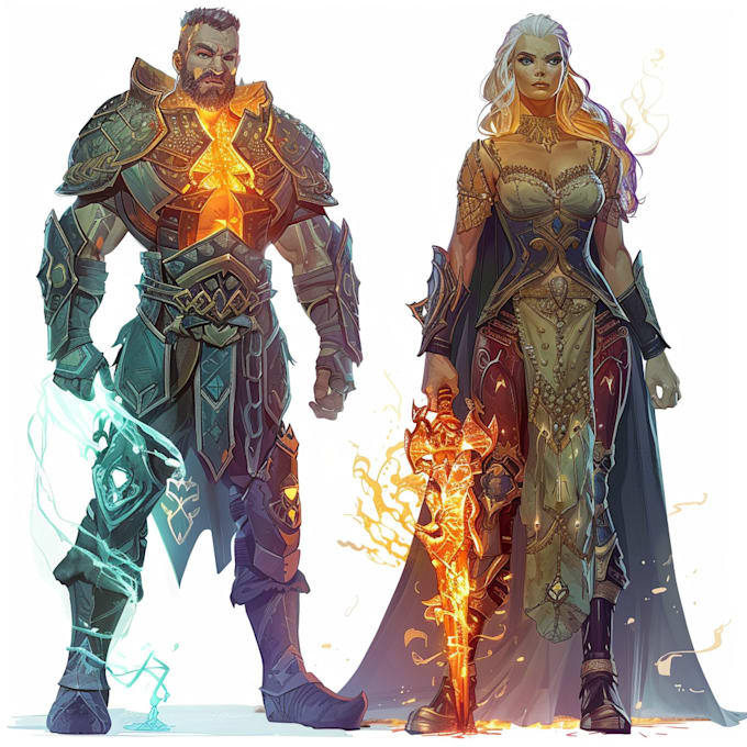 Build a fantastical character for dnd character illustration by ...