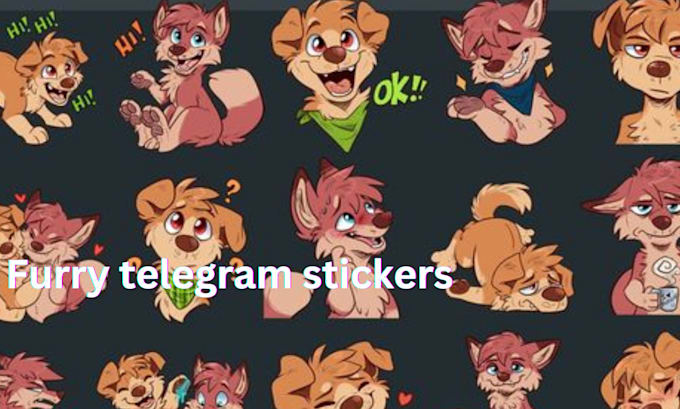 Create custom furry stickers, crypto stickers, halloween stickers ...