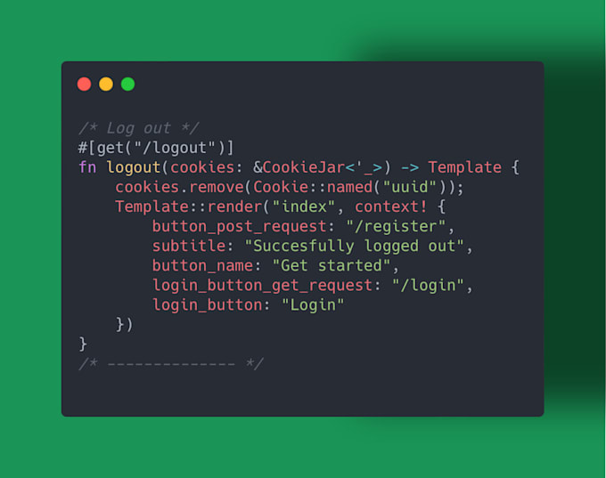 Write You A Backend Or An App With No Gui In Rust By Kuzakor Fiverr