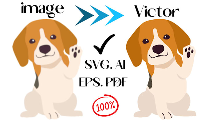 Convert logo bitmap into high resolution vector file in pdf png jpg ...
