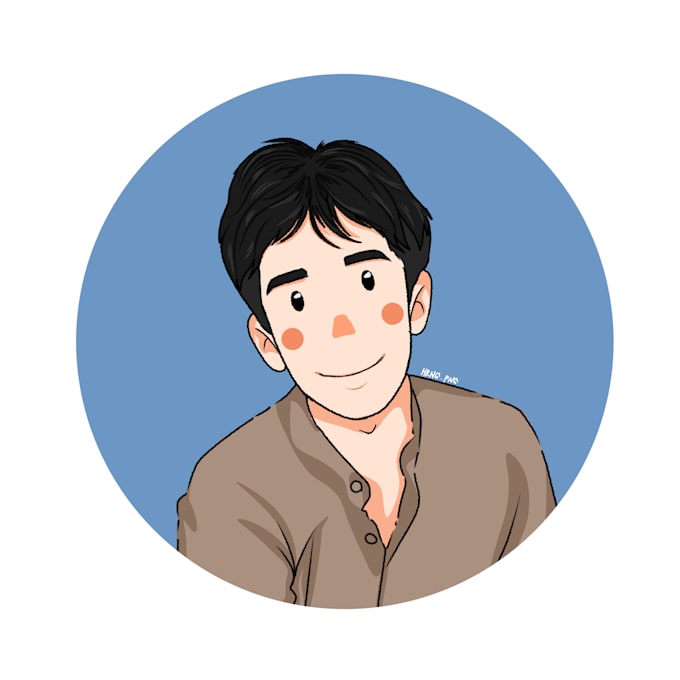 Draw a avatar cartoon for you profile by Mpullaja | Fiverr