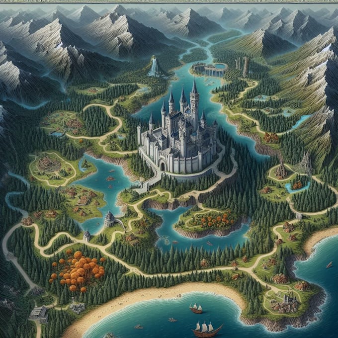 Create a custom fantasy map or any photo for you by Straesthusi | Fiverr