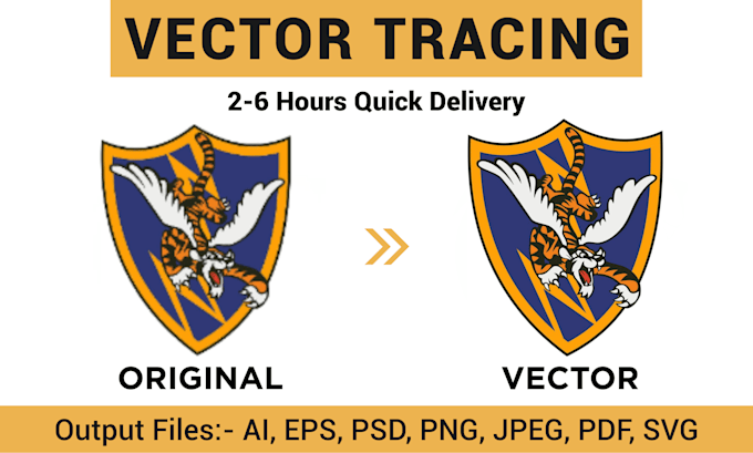 Convert to vector tracing, logo image into vector, recreate, redraw vectorize ai by Blight ...