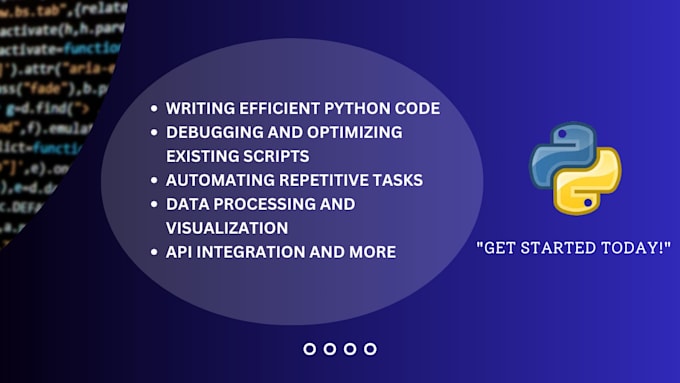 Do any python task, from scripting to debugging by Maida_khalid_12 | Fiverr