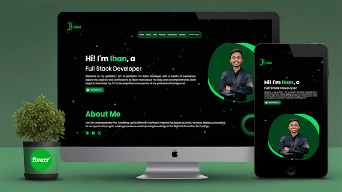 Develop professional and responsive portfolio websites by Ihan_mal | Fiverr Develop professional and responsive portfolio websites by Ihan_mal | Fiverr