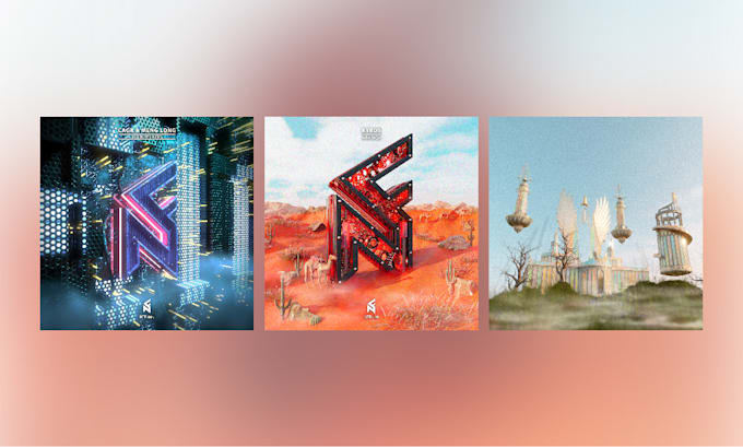 Create 3d album cover, animation, concept art by Polyblisss | Fiverr