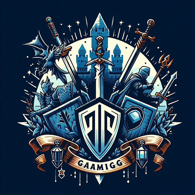 Draw a fantasy rpg logo dnd image for you by Gecdudv | Fiverr