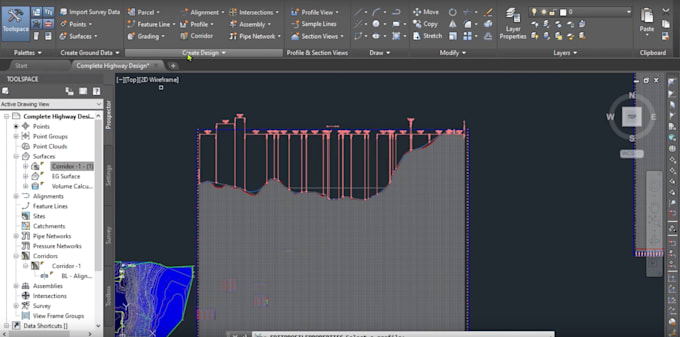 Use autocad civil 3d to design roads, highway, grading professionally ...