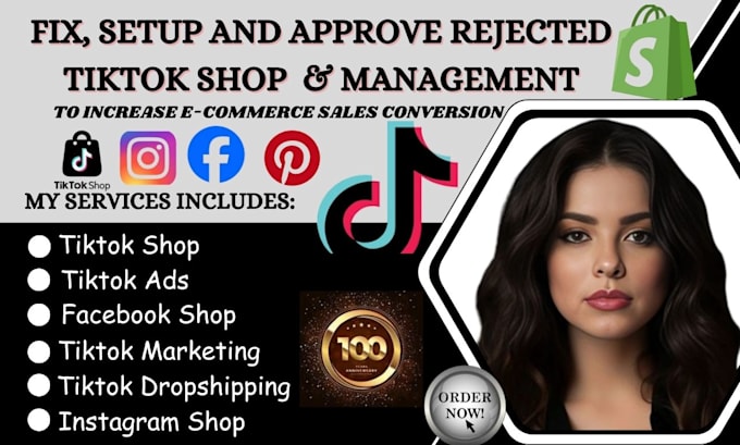 Fix tik tok shop,tiktok shop setup,tik tok shop dropshipping marketing manager by ...
