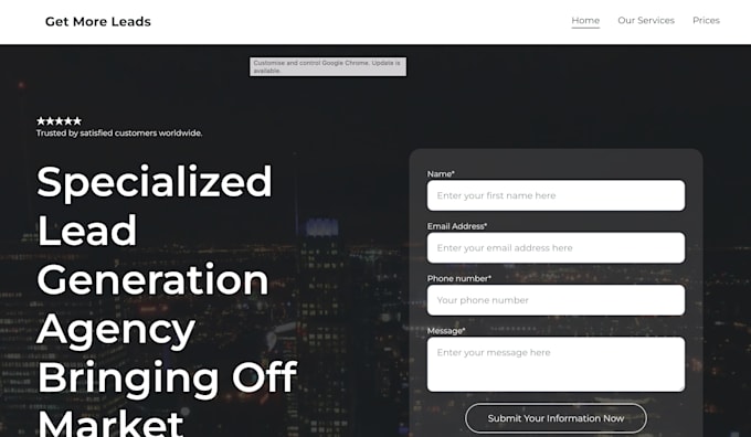 Build a landing page for your business by Anderw00 | Fiverr