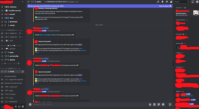 Develop and manage your discord server by Codenek | Fiverr