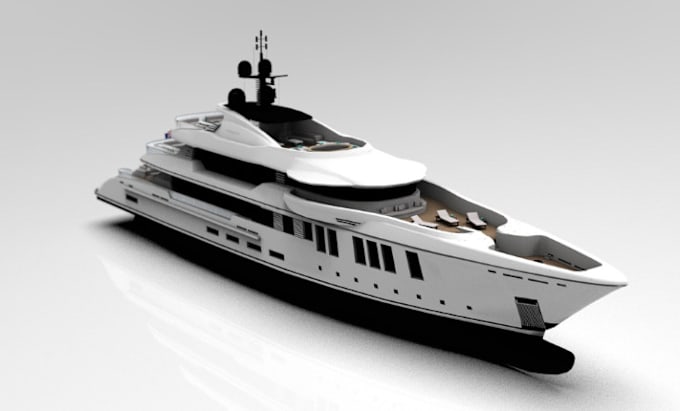 Create 3d ship model boat design 3d yacht model tugboat design vessel ...