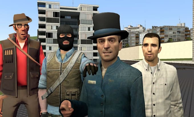 Create Mmd Model Gmod Character Gaming Character Playermodel By Gadgetfox Fiverr