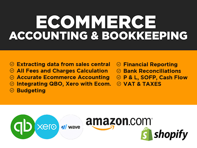 Ecommerce bookkeeping for amazon shopify in quickbooks xero by ...