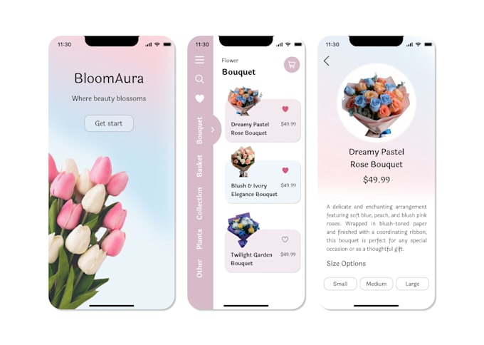 Design beautiful and user friendly mobile apps ux ui by Tracerle | Fiverr