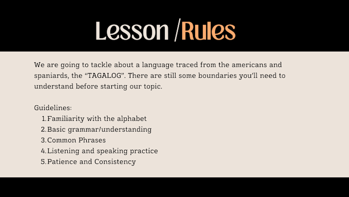 Teach you first and most basics of the tagalog language by Yap_adrian ...